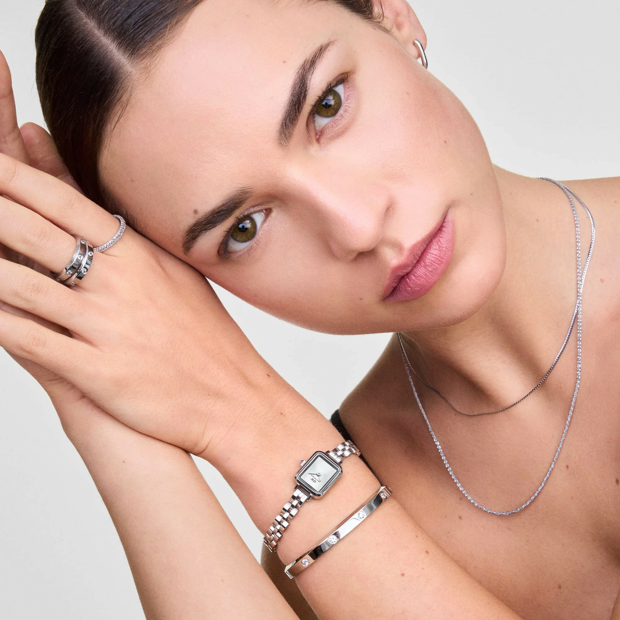 Quadro Mini 15.4x18.2 Arch 3-Link White Sunray Silver DW00100844 ...