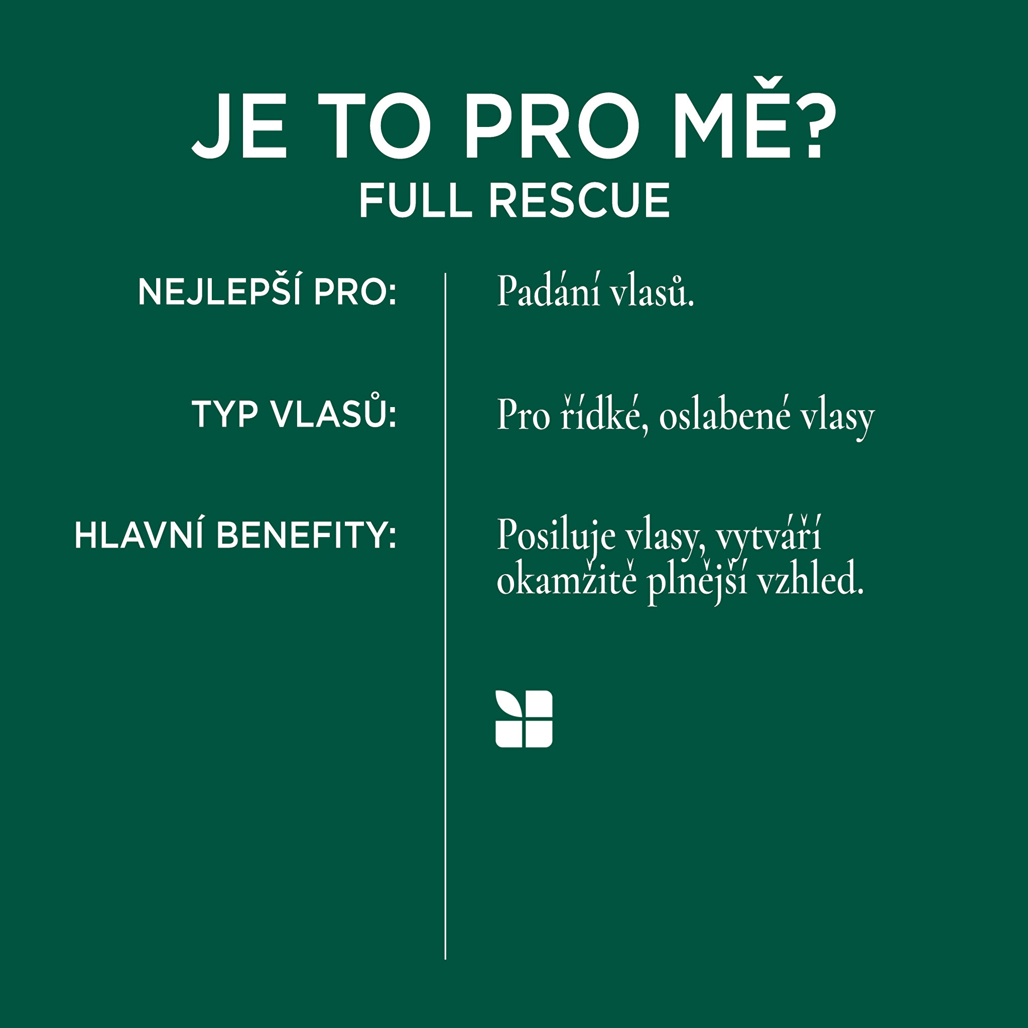 Regeneračná vlasová maska Full Rescue (Restorative Mask) | Vivantis.sk ...