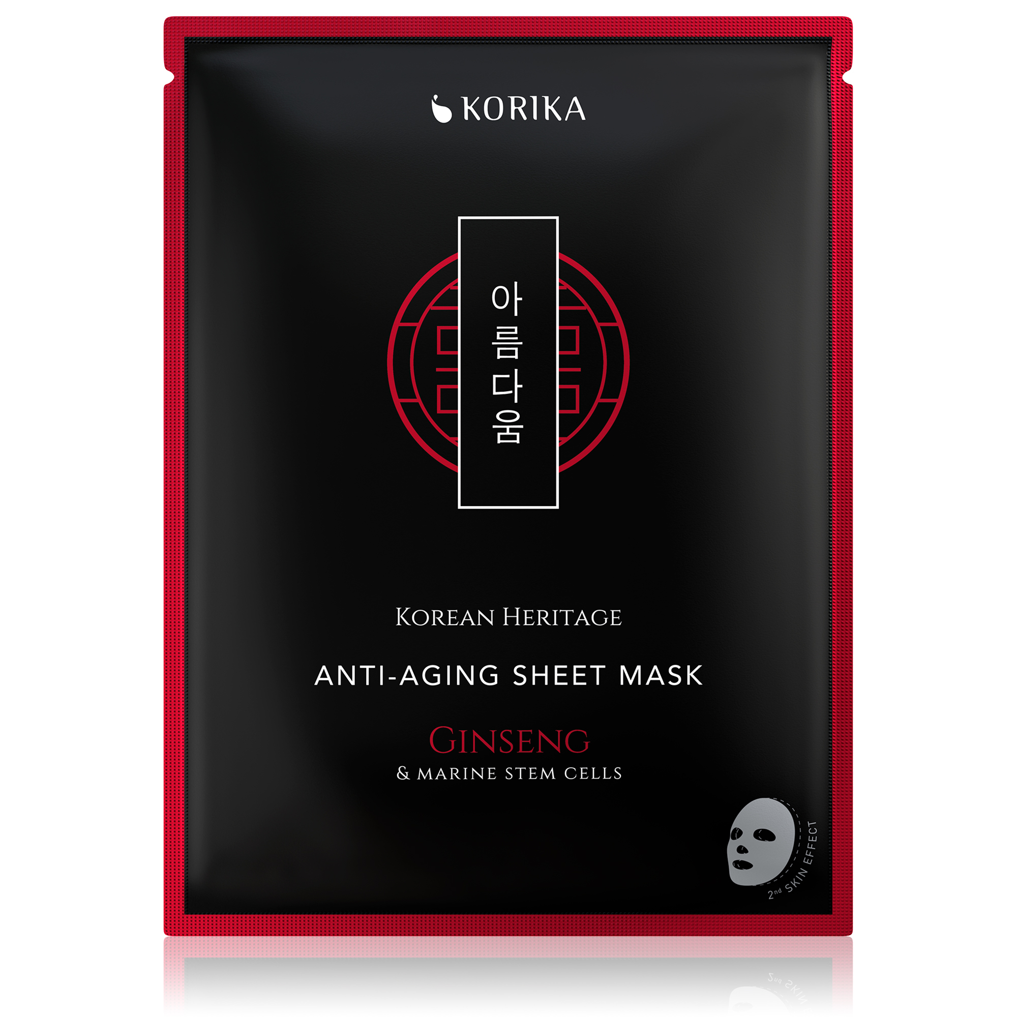 Plátínková maska proti starnutiu Korean Heritage (Anti-Aging Sheet Mask ...