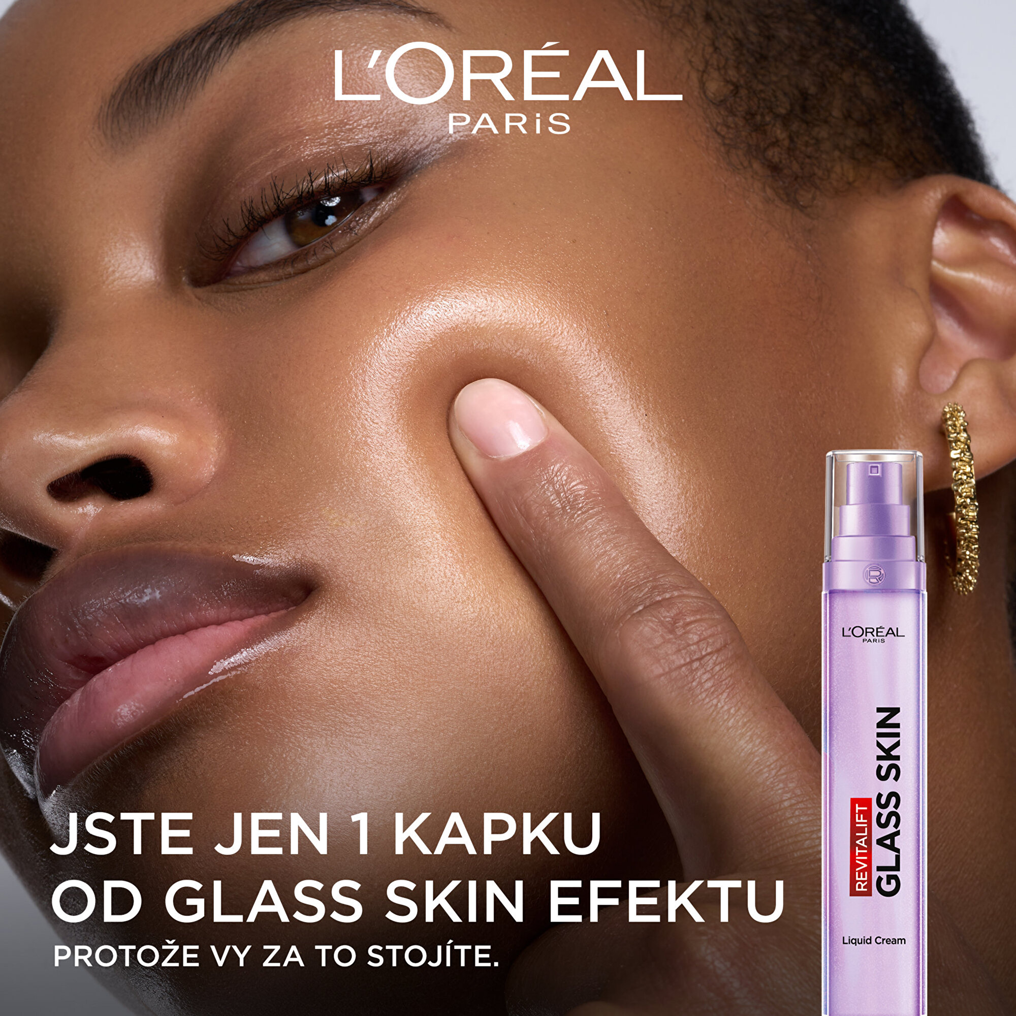 Pleťový krém na vodní bázi Glass Skin Liquid Cream 50 ml | Vivantis.cz ...
