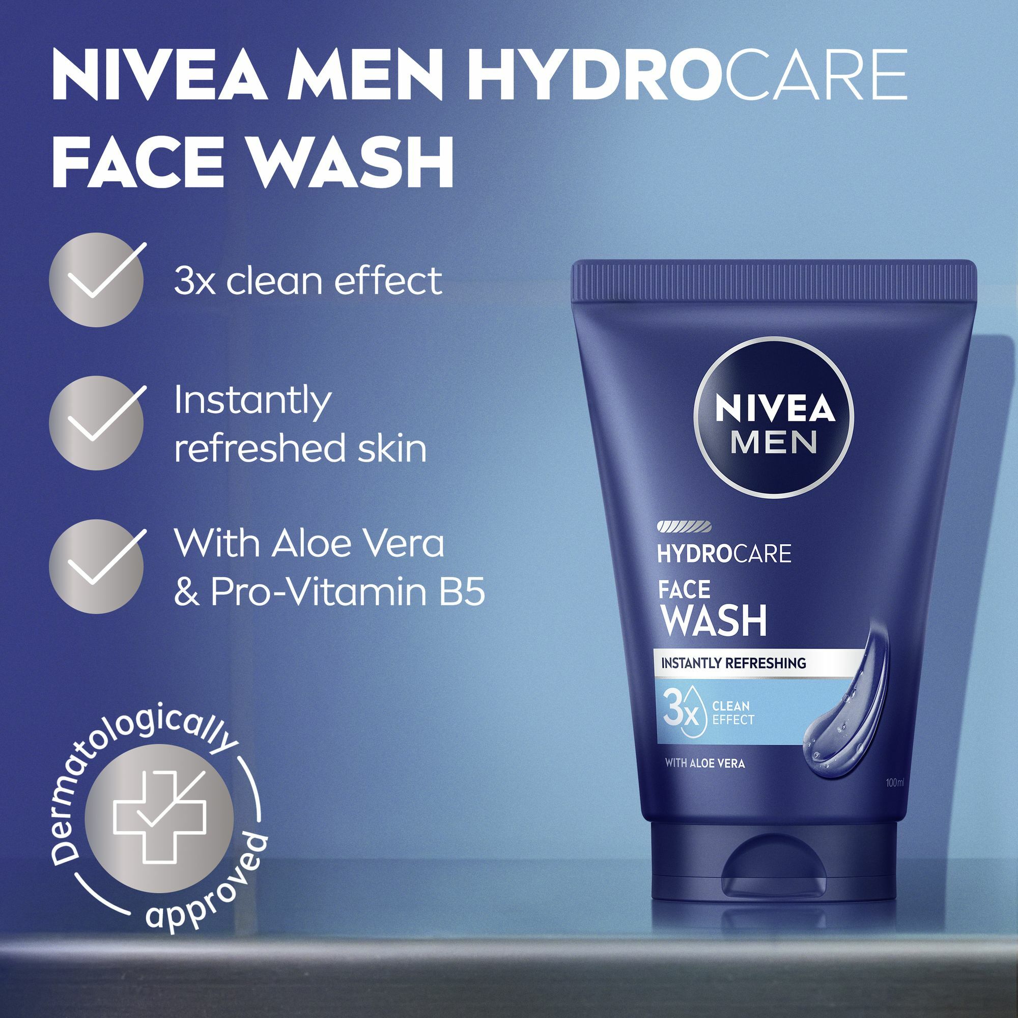 Gel de curățare Men Hydrocare (Face Wash) 100 ml | Vivantis.ro - Hello ...