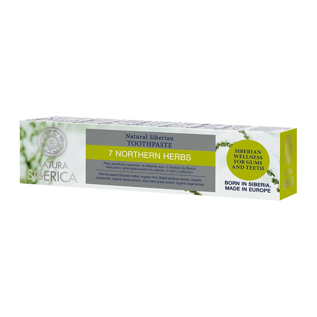 Prírodná zubná pasta 7 Northern Herbs (Natural Siberian Toothpaste) 100 ...