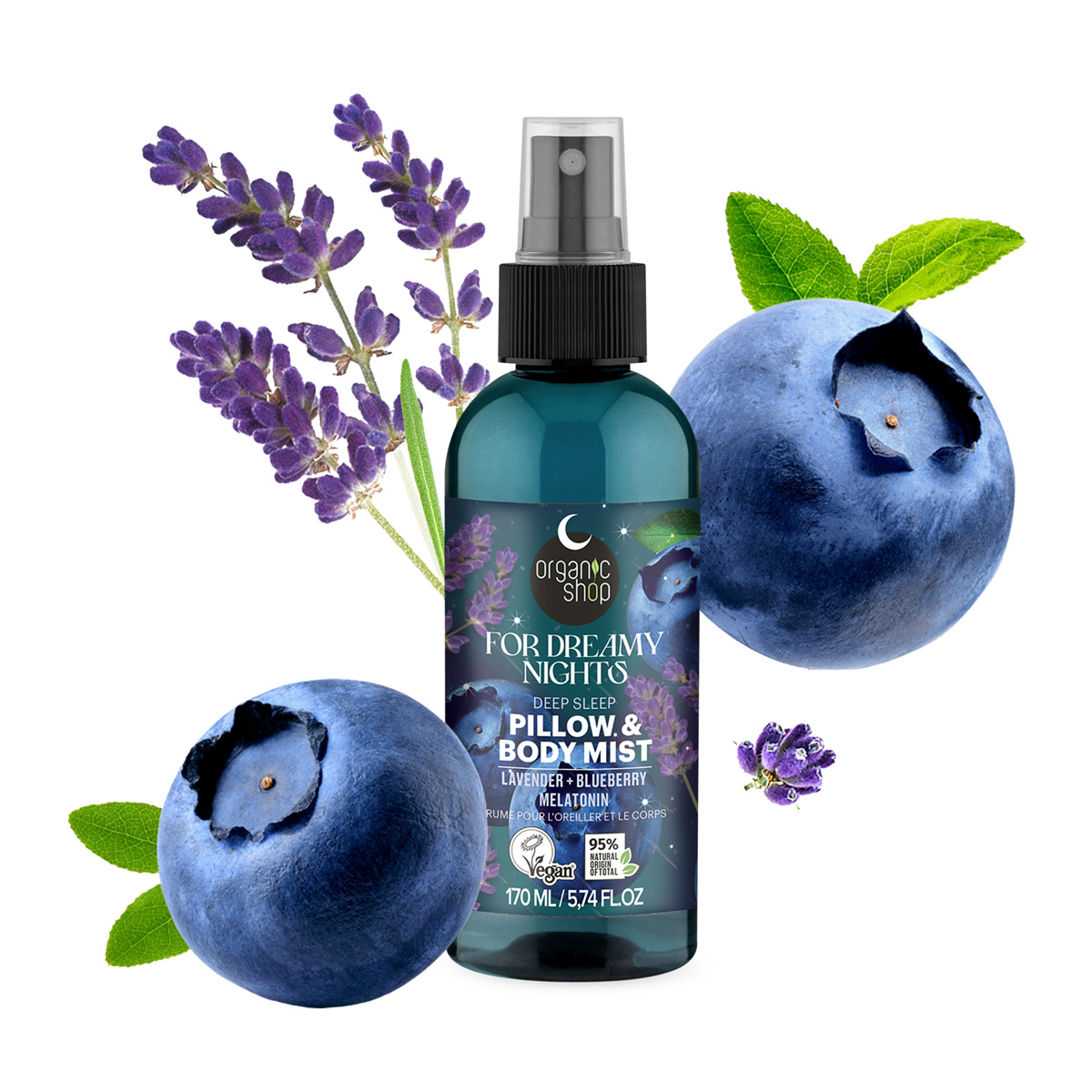 Hmla na vankúš a telo For Dreamy Nights (Pillow & Body Mist) 170 ml ...