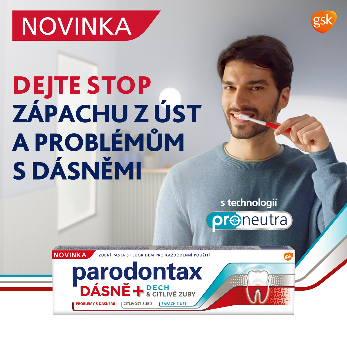 Zubní pasta Gum and Sensitive 75 ml | Parfemy.cz