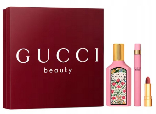 Flora By Gucci Gorgeous Gardenia - EDP 50 ml + EDP 10 ml + rtěnka 1 g | Parfum.cz