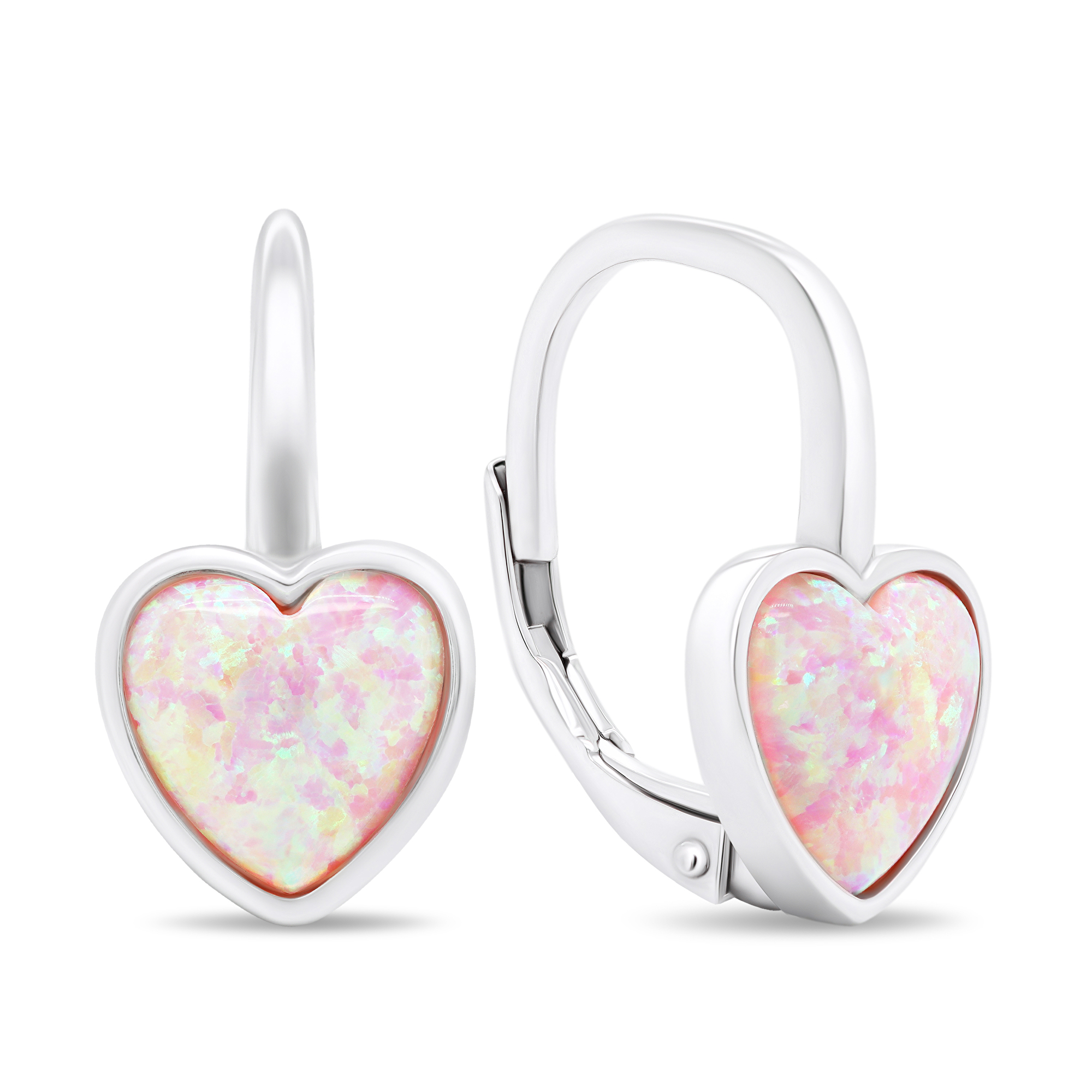 Romantic cercei din argint cu opale sintetice EA388WP | Vivantis.ro ...