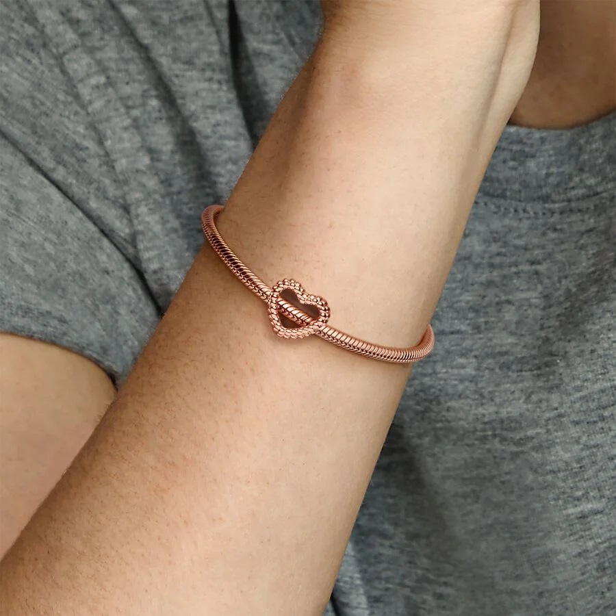 Bronzový srdíčkový korálek 787516 | Sperky.cz