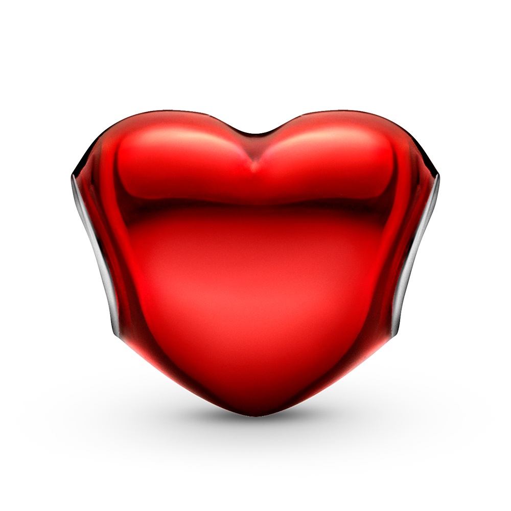 Romantický korálik Metalické červené srdce Moments 793337C02 | Vivantis ...