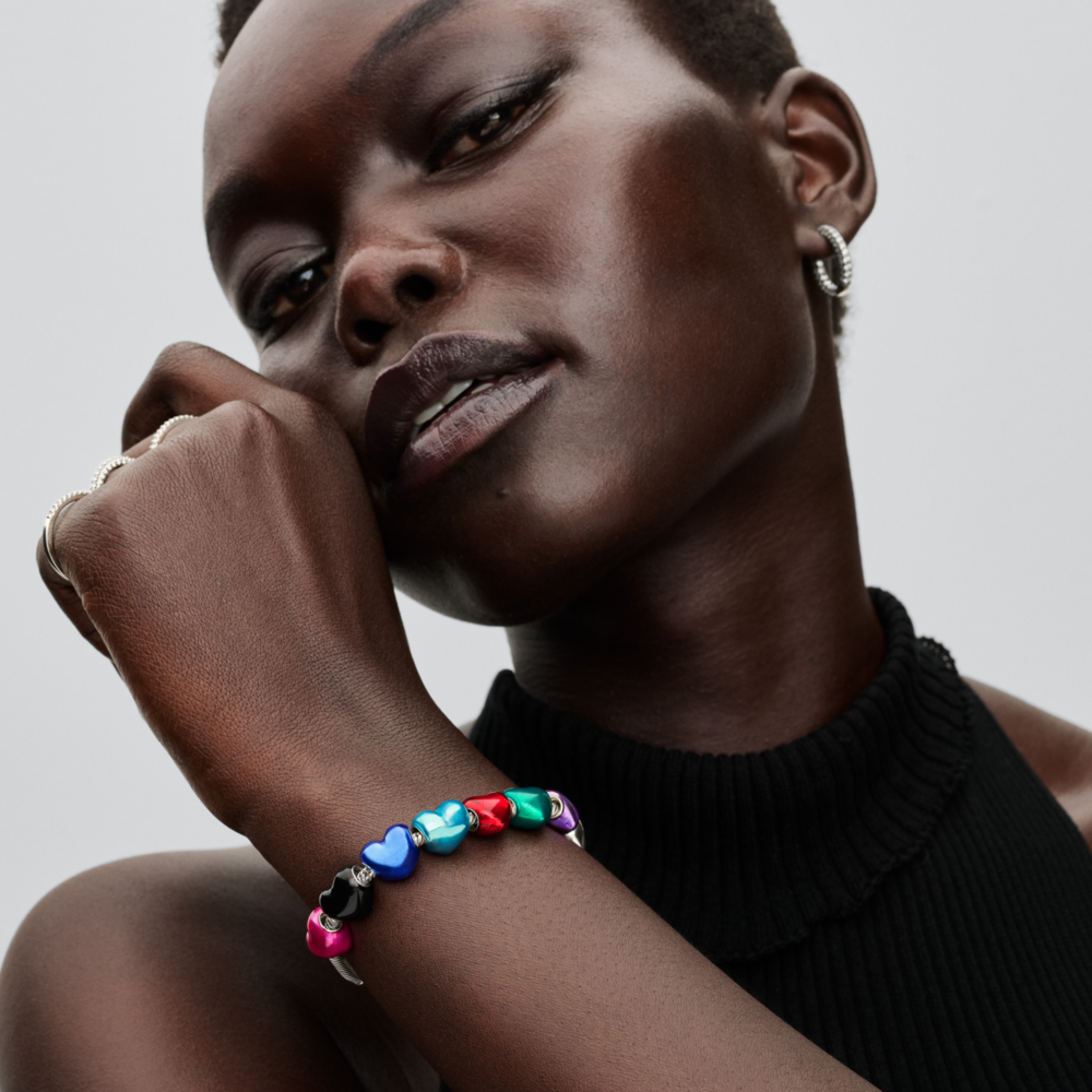 Romantický korálik Metalické červené srdce Moments 793337C02 | Vivantis ...