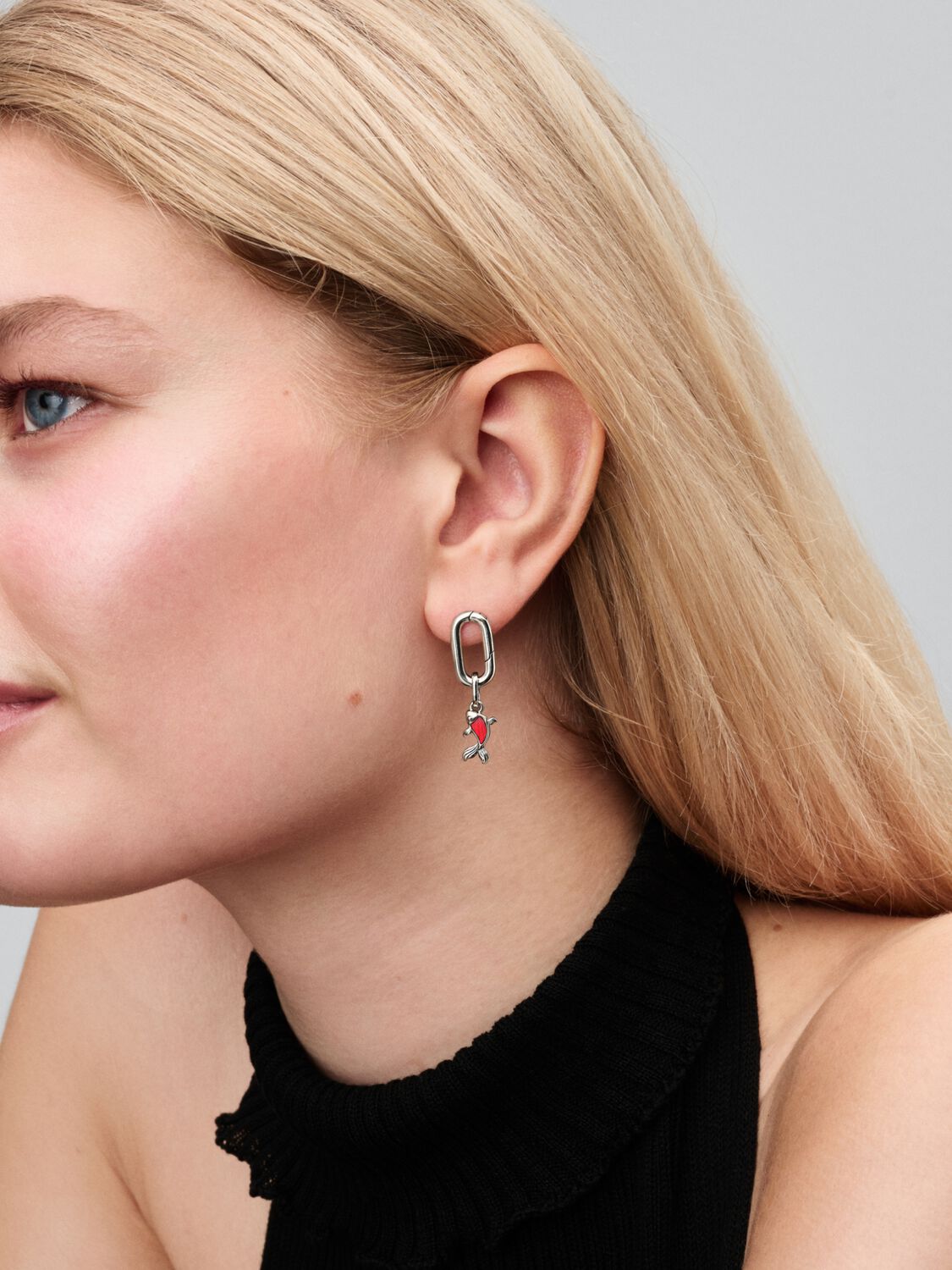 Stříbrný přívěsek Kapr Koi s červeným sklem Murano 793863C01 | Hodinky.cz