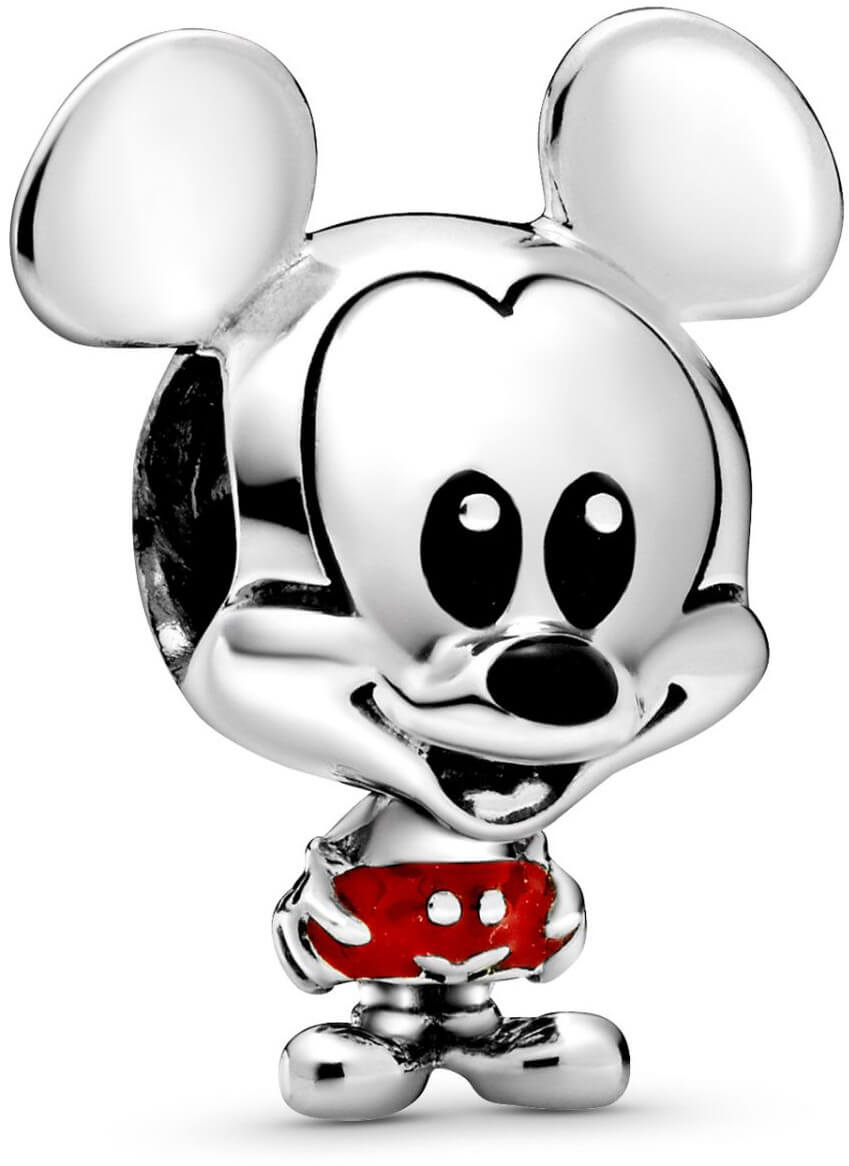 Stříbrný korálek Disney Mickey Mouse 798905C01 | Sperky.cz