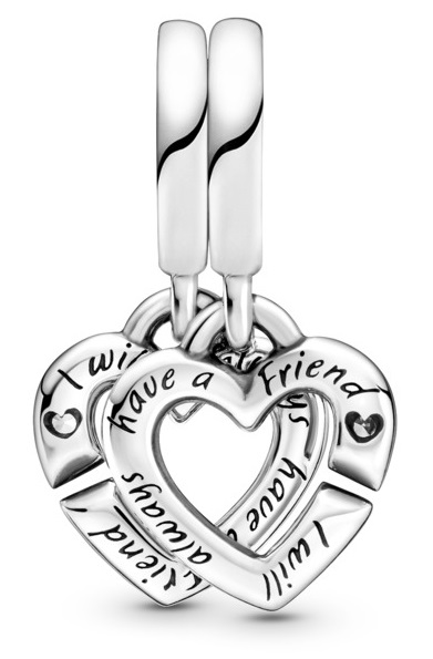 Stříbrný přívěsek srdíčkový medailonek 799538C01 | Hodinky.cz