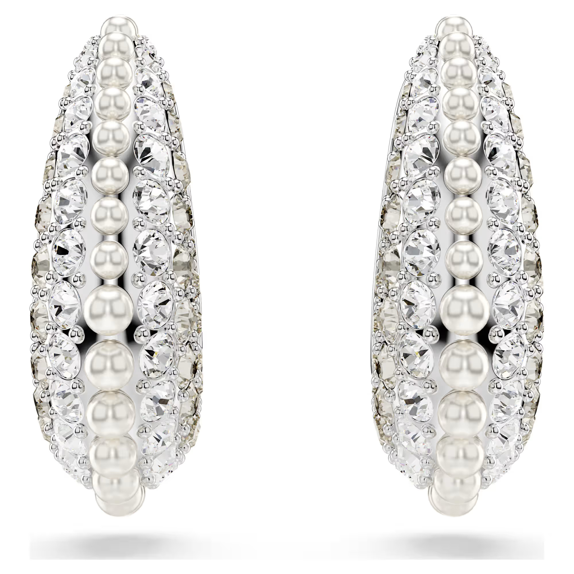 Visací náušnice s krystaly a křišťálovými perlami Sublima Tear Drop ...