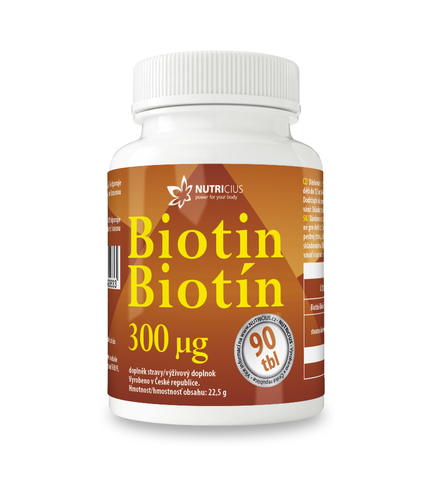 Biotín 300 mcg 90 tabliet | Vivantis.sk - Hello Gorgeous!