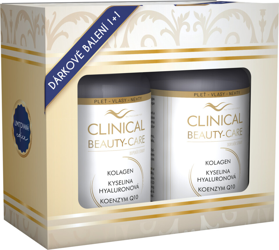 Clinical Beauty-Care Kolagen + kyselina Hyaluronová + koenzym Q10 60 + 60 tablet | Vivantis.cz ...