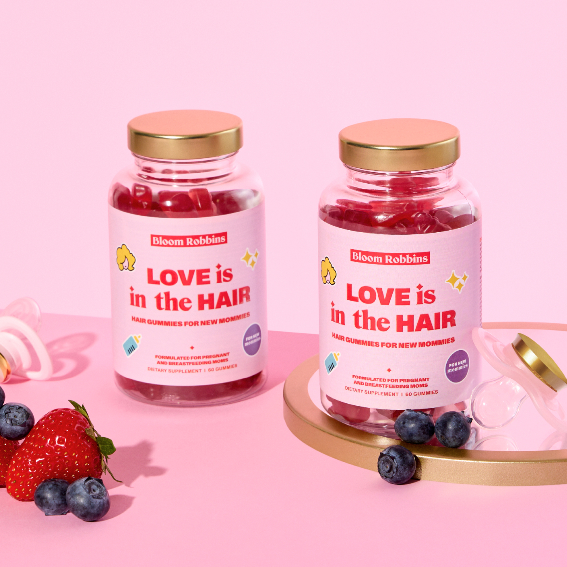 Love is in the hair - gumové bonbony pro zdravé vlasy pro maminky 60 ks ...