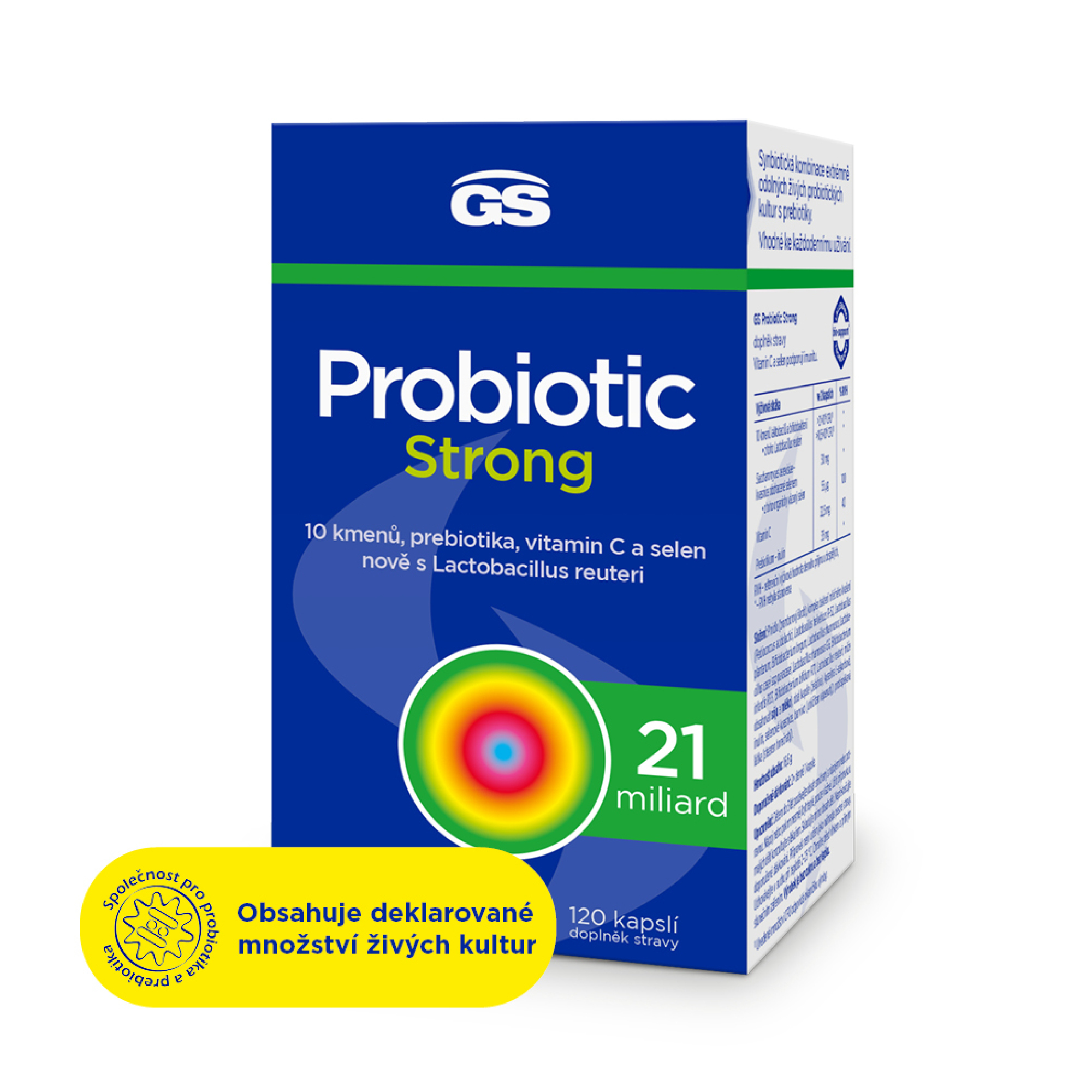 GS Probiotic Strong 120 kapslí | Vivantis.cz - Hello Gorgeous!