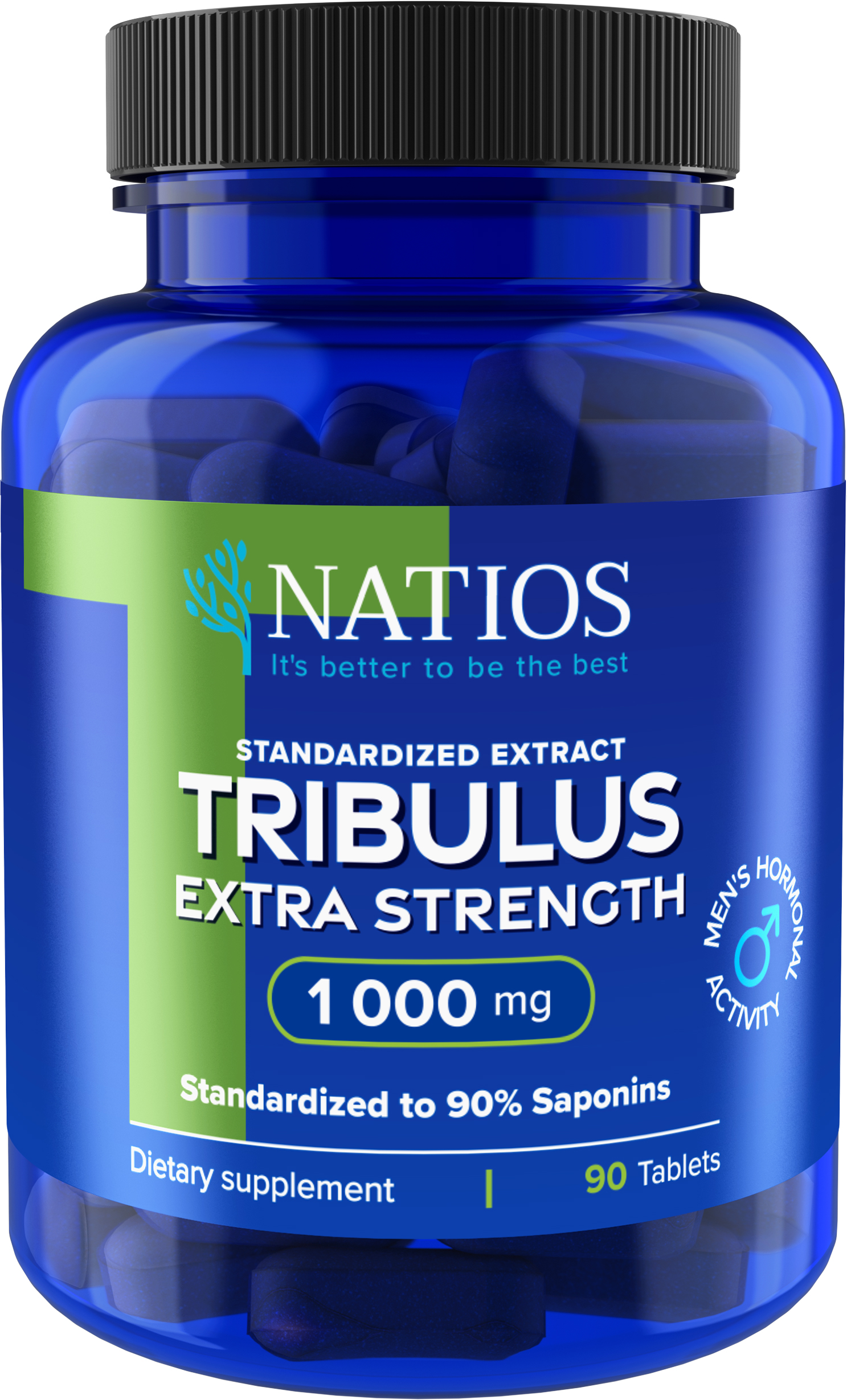 Tribulus Extract 90% saponins 1000 mg 90 veganských tablet | Vivantis ...