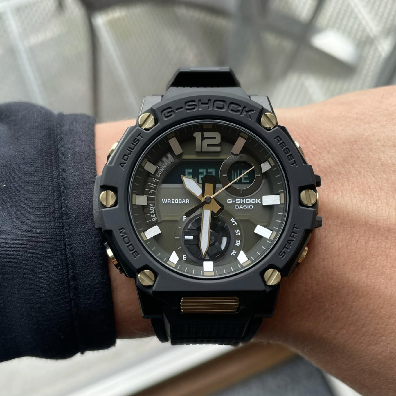 G-Shock G-STEEL Carbon Core Guard Bluetooth Solar GST-B300B-1AER ...