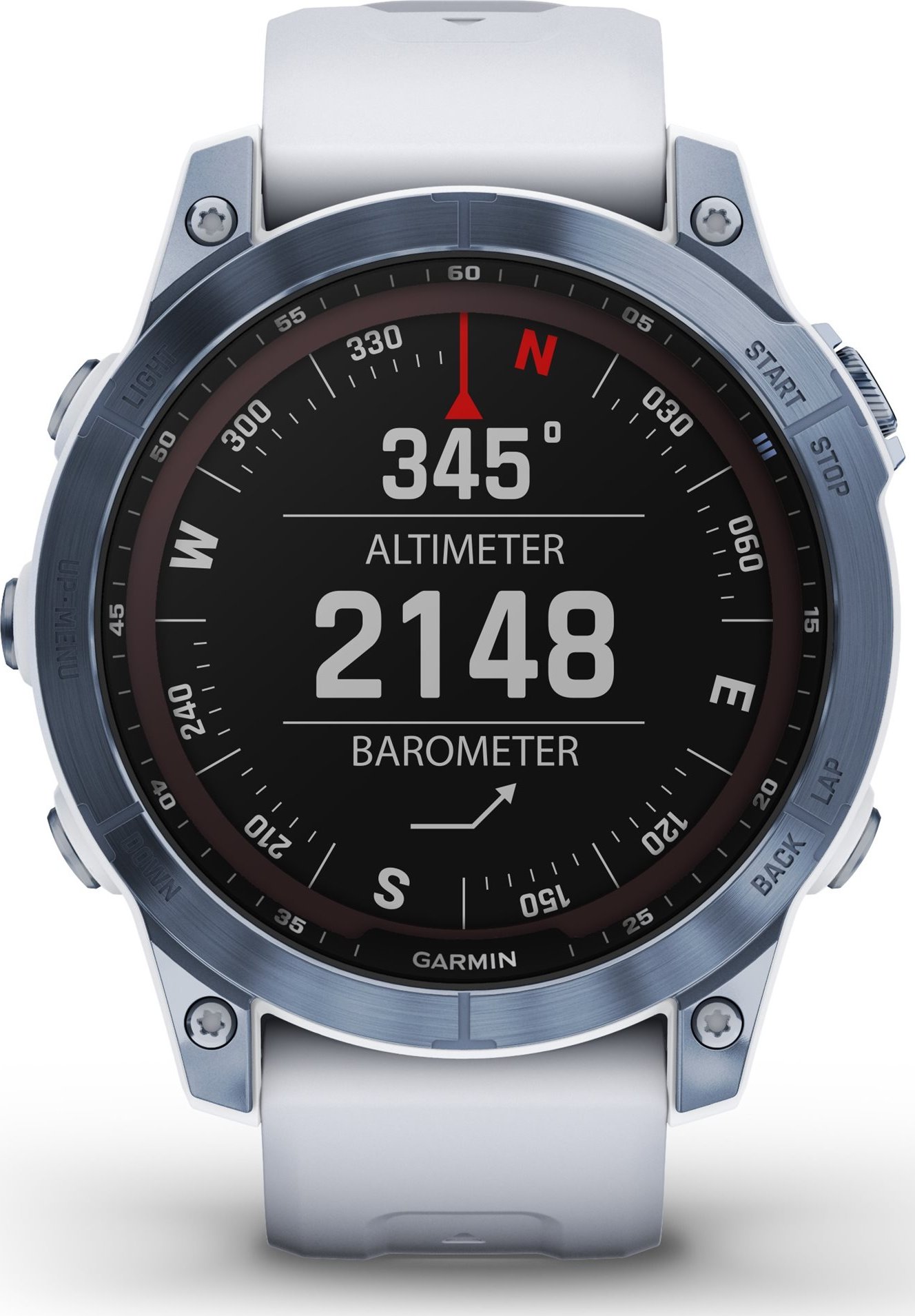 Garmin fenix 7 Sapphire Solar, Titan Blue/White SB 010-02540-25 ...