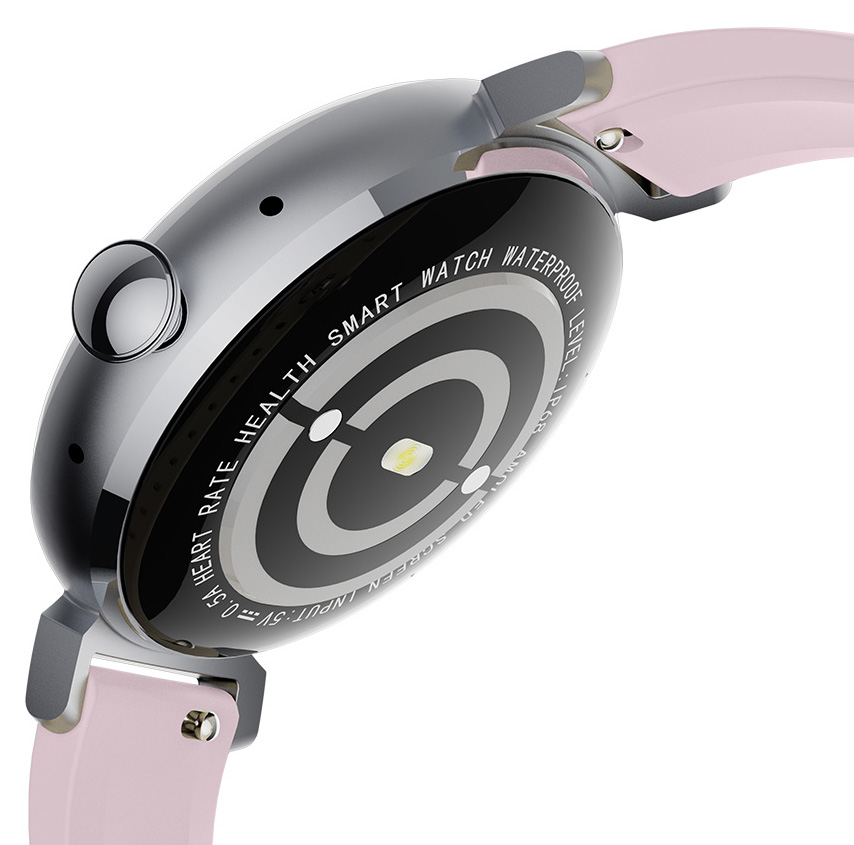 AMOLED Smartwatch DM70 – Black - Pink | Hodinky.cz