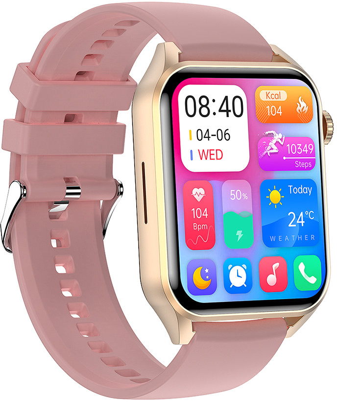 AMOLED Smartwatch W280PKS - Pink | Hodinky.cz