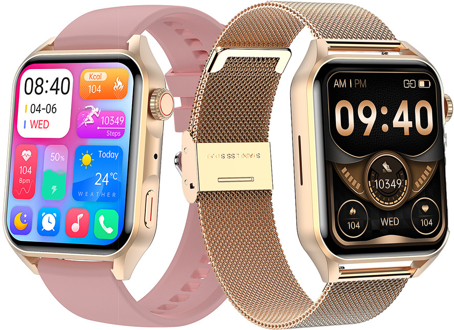 AMOLED Smartwatch W280PKS - Pink | Hodinky.cz