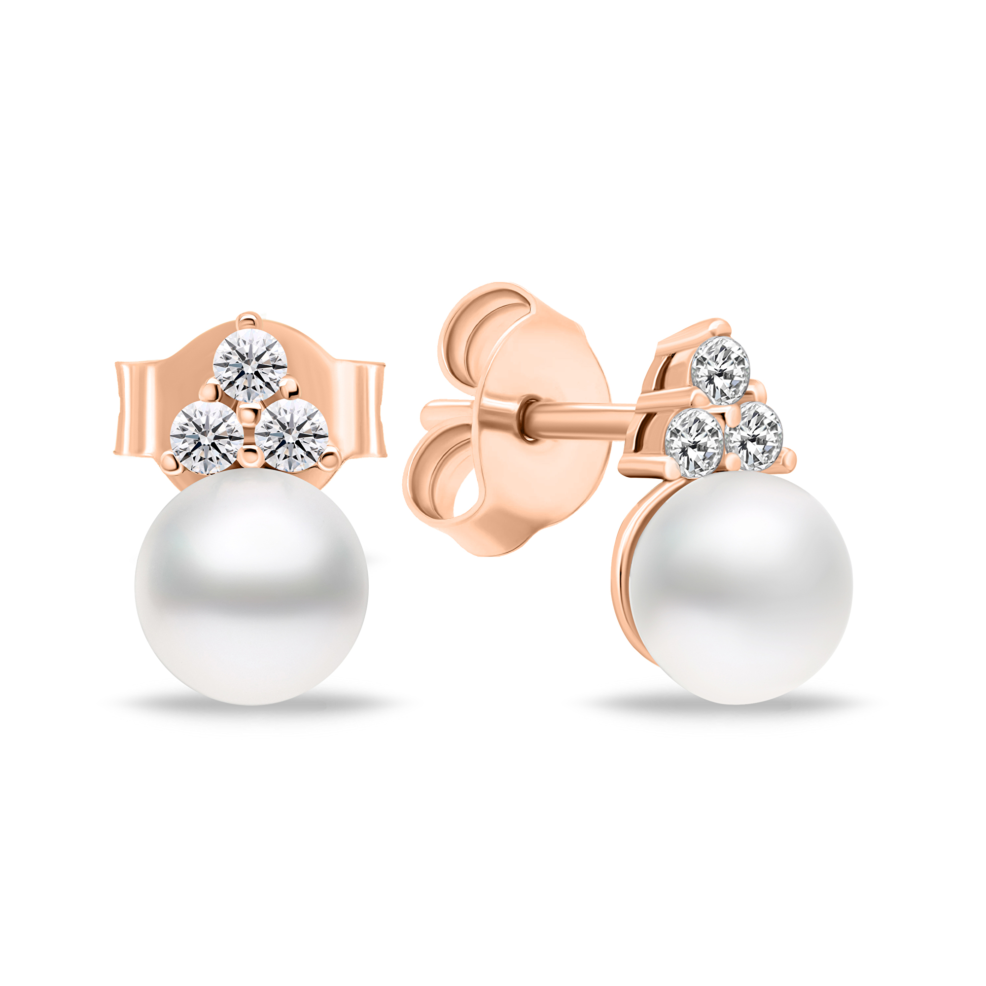 Set atemporal bronz de bijuterii cu perle autentice de apă dulce ...