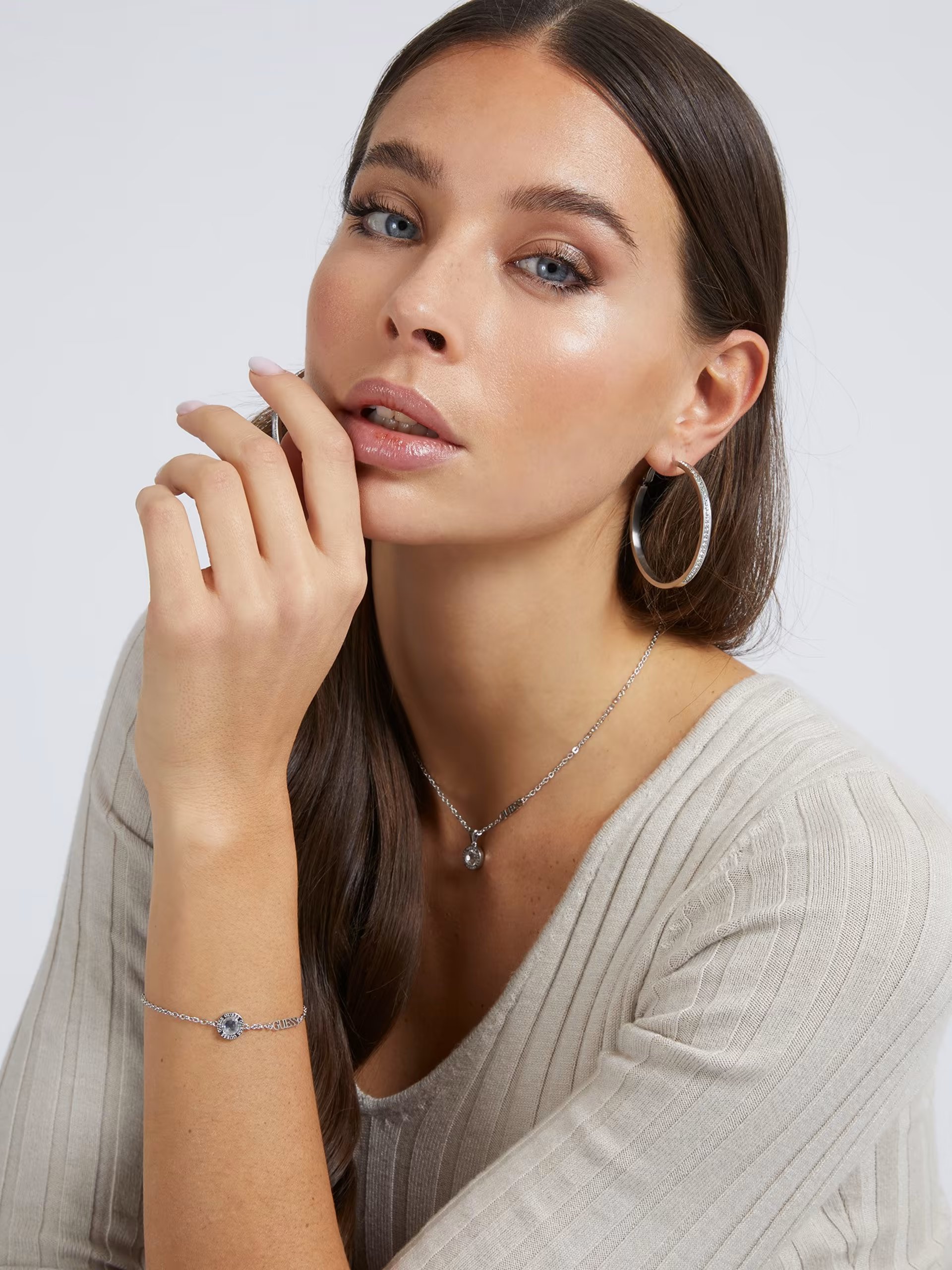 Luxusní pozlacené náušnice s krystaly Color My Day JUBE02247JWYGT/U ...