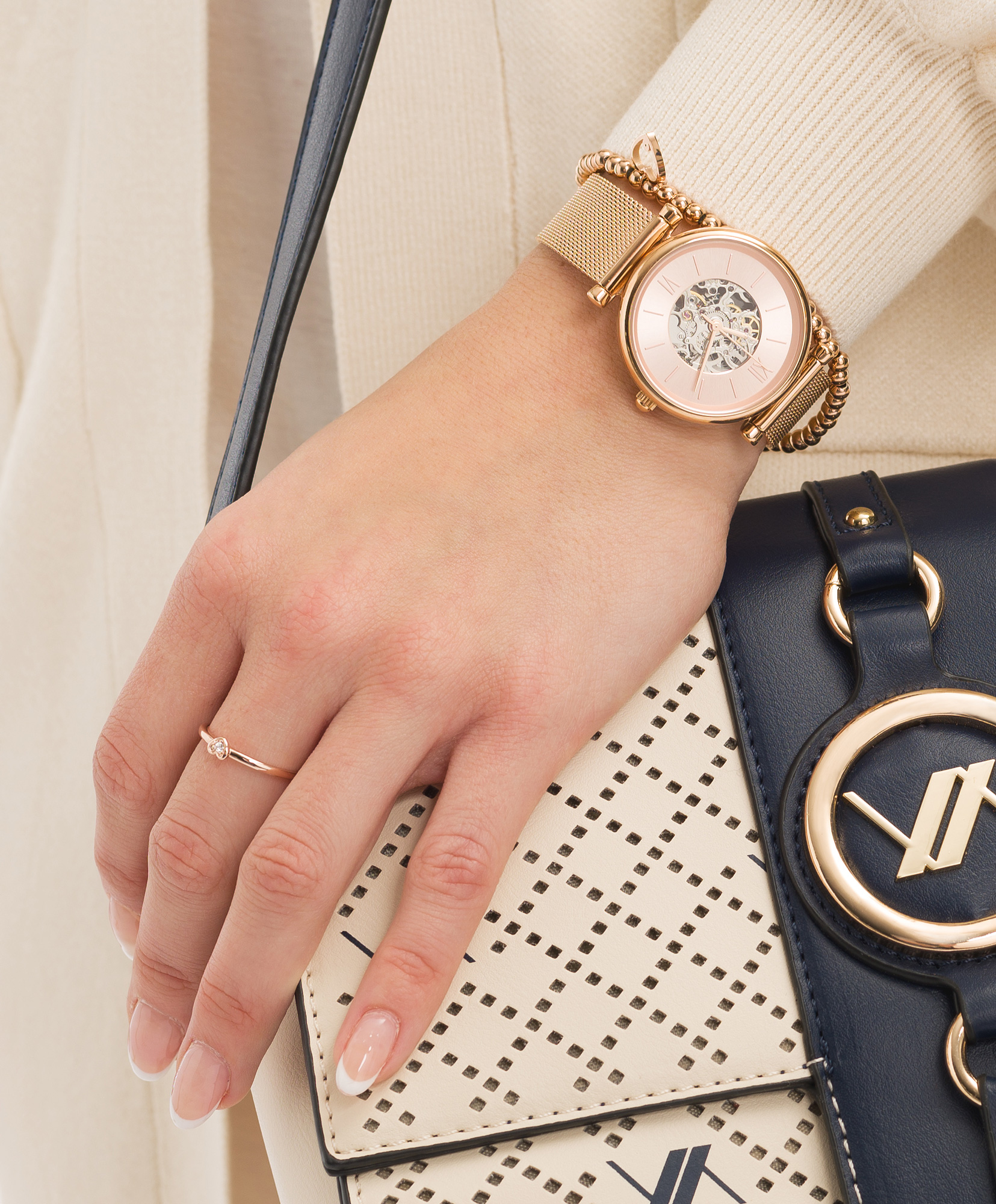 Nádherný bronzový prsten se zirkonem Rose 182495C01 | Vivantis.cz - Od ...