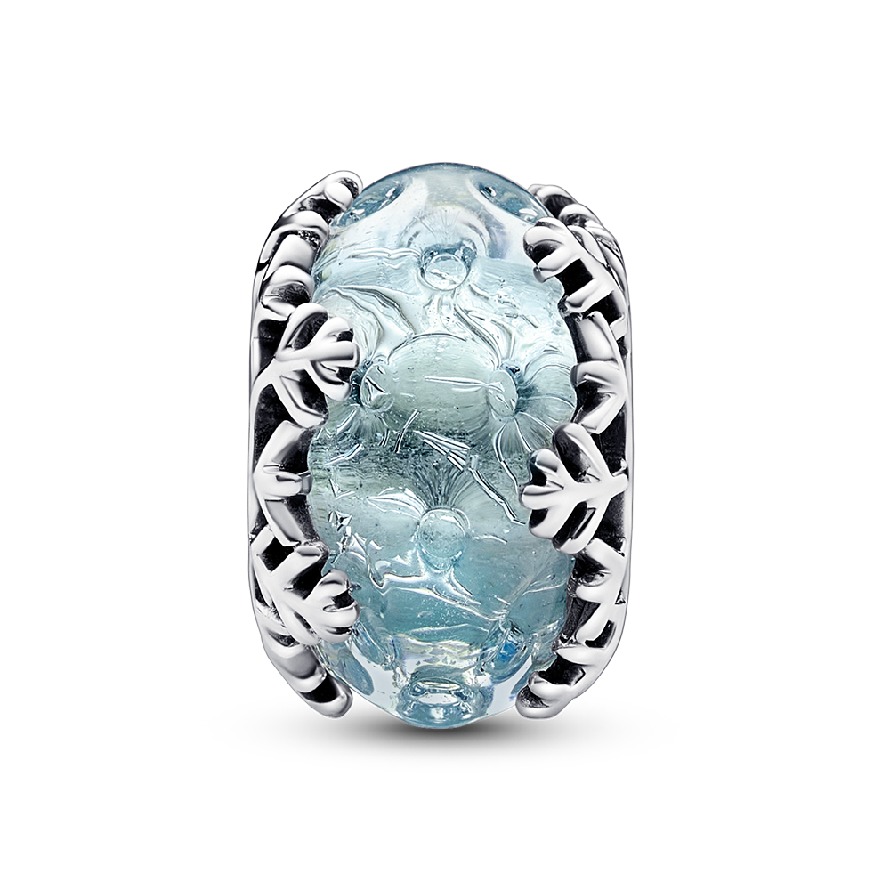 Půvabný korálek z muranského skla Vločka 792377C00 | Sperky.cz