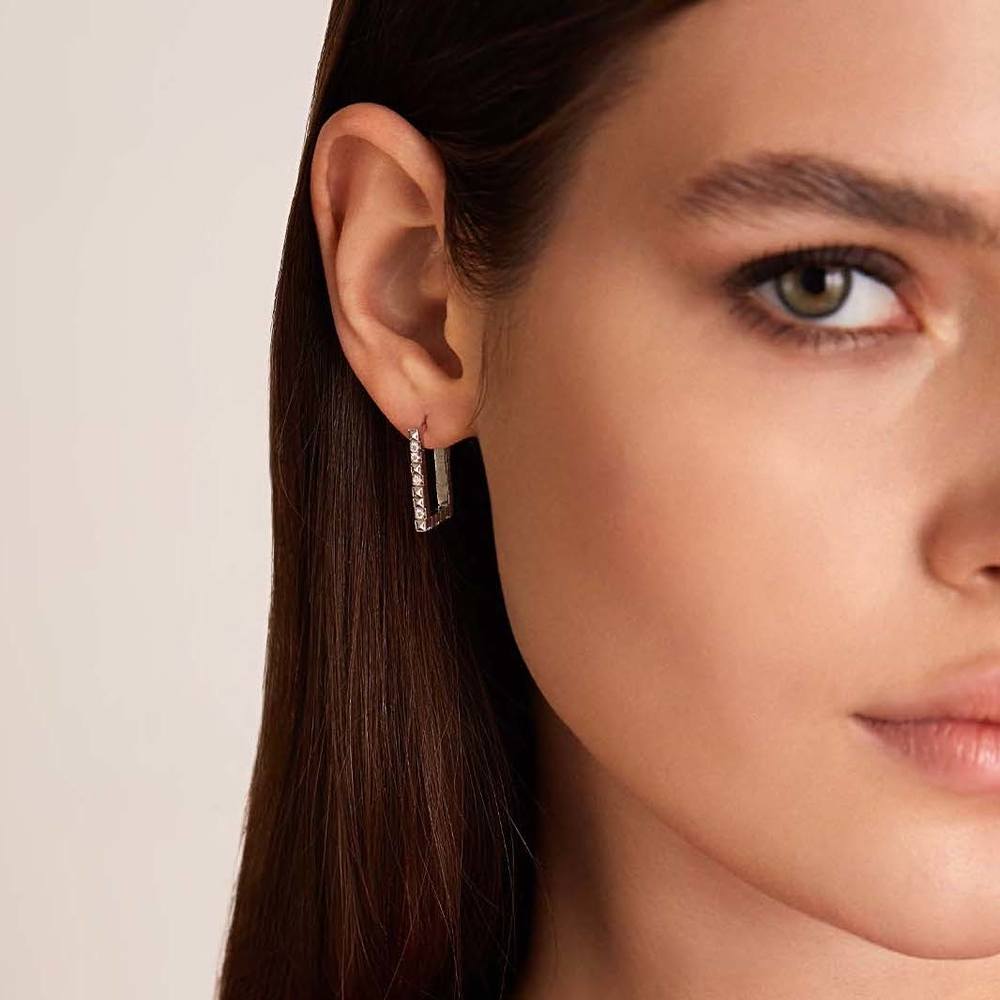 Moderní bronzová single náušnice Cubica RZCU64 | Vivantis.cz - Od ...